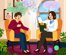 Psycho Therapy Vector Art & Graphics | freevector.com