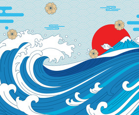 Japanese Wave Vector Art & Graphics | freevector.com