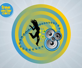 Dancing Girl Poster Vector Art & Graphics | freevector.com