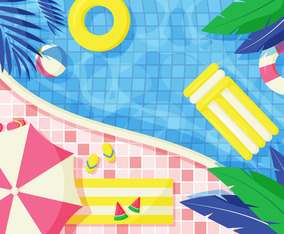 Background Of Summer Activities Vector Art & Graphics | freevector.com