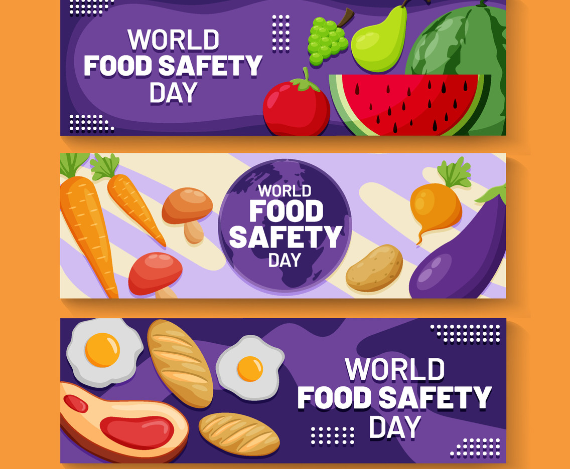 World Food Safety Day Banner Vector Art & Graphics | freevector.com
