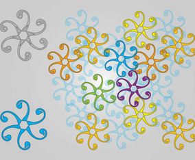 Silver Flowers Vector Art & Graphics | freevector.com