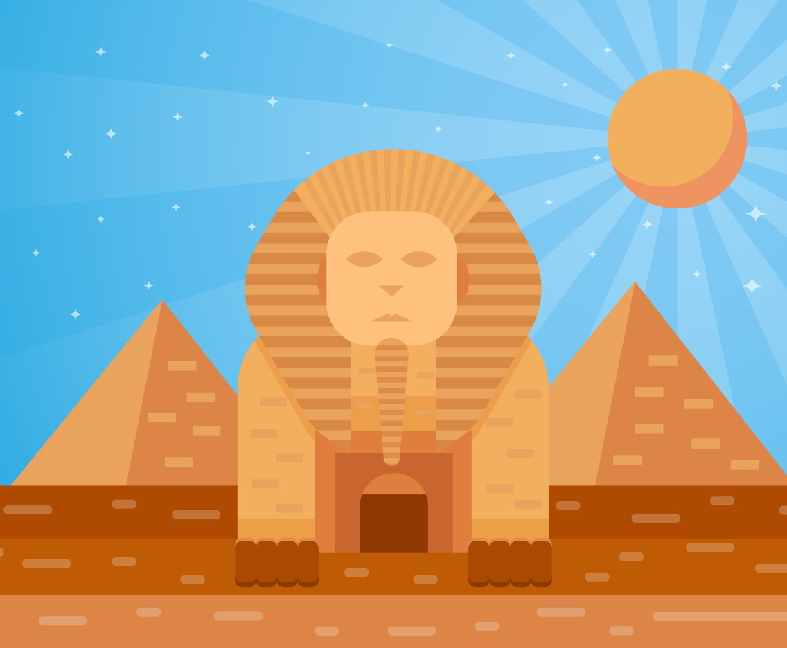 Ancient Egypt Composition Background Vector Art & Graphics | freevector.com