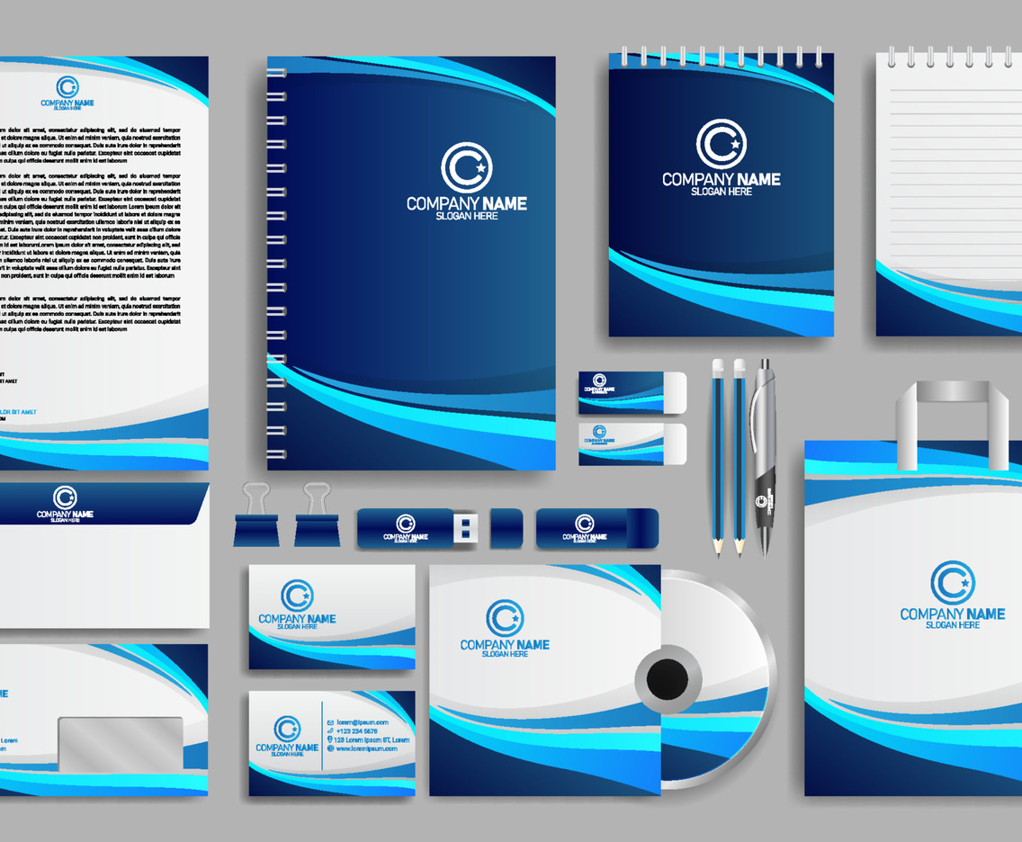 Business Stationery Kit Template Vector Art & Graphics | freevector.com