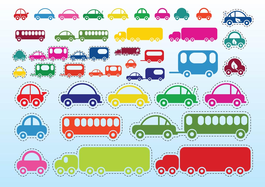 Car Bus Truck Vector Art & Graphics | freevector.com
