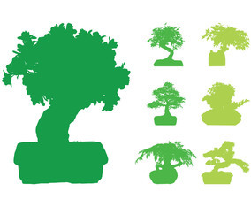 Bonsai Tree Vector Vector Art & Graphics | freevector.com