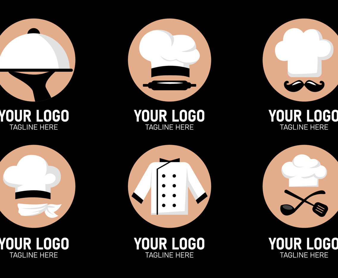 Chef Logo Set Vector Art & Graphics | freevector.com