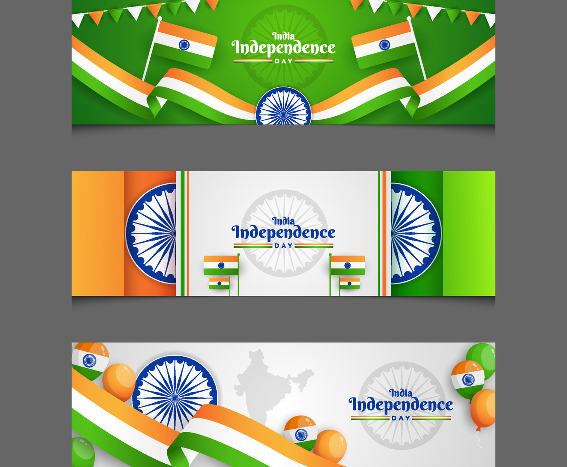 India Independence Day Banner Vector Art & Graphics | freevector.com