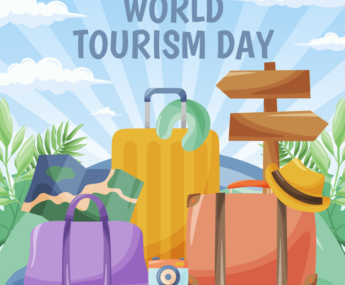 World Tourism Day Doodle Hand Drawn Concept Vector Art & Graphics ...