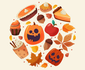 Pumpkin Hunt For Halloween Vector Art & Graphics | freevector.com