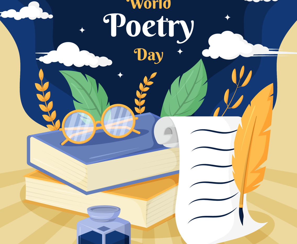 World Poetry Day Concept Vector Art & Graphics | freevector.com