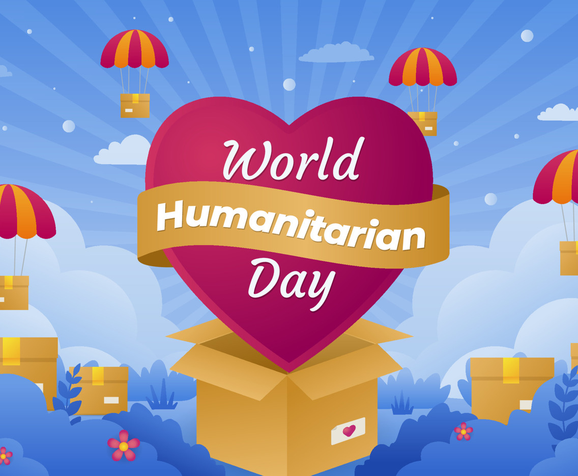 World Humanitarian Day Background Vector Art & Graphics | freevector.com