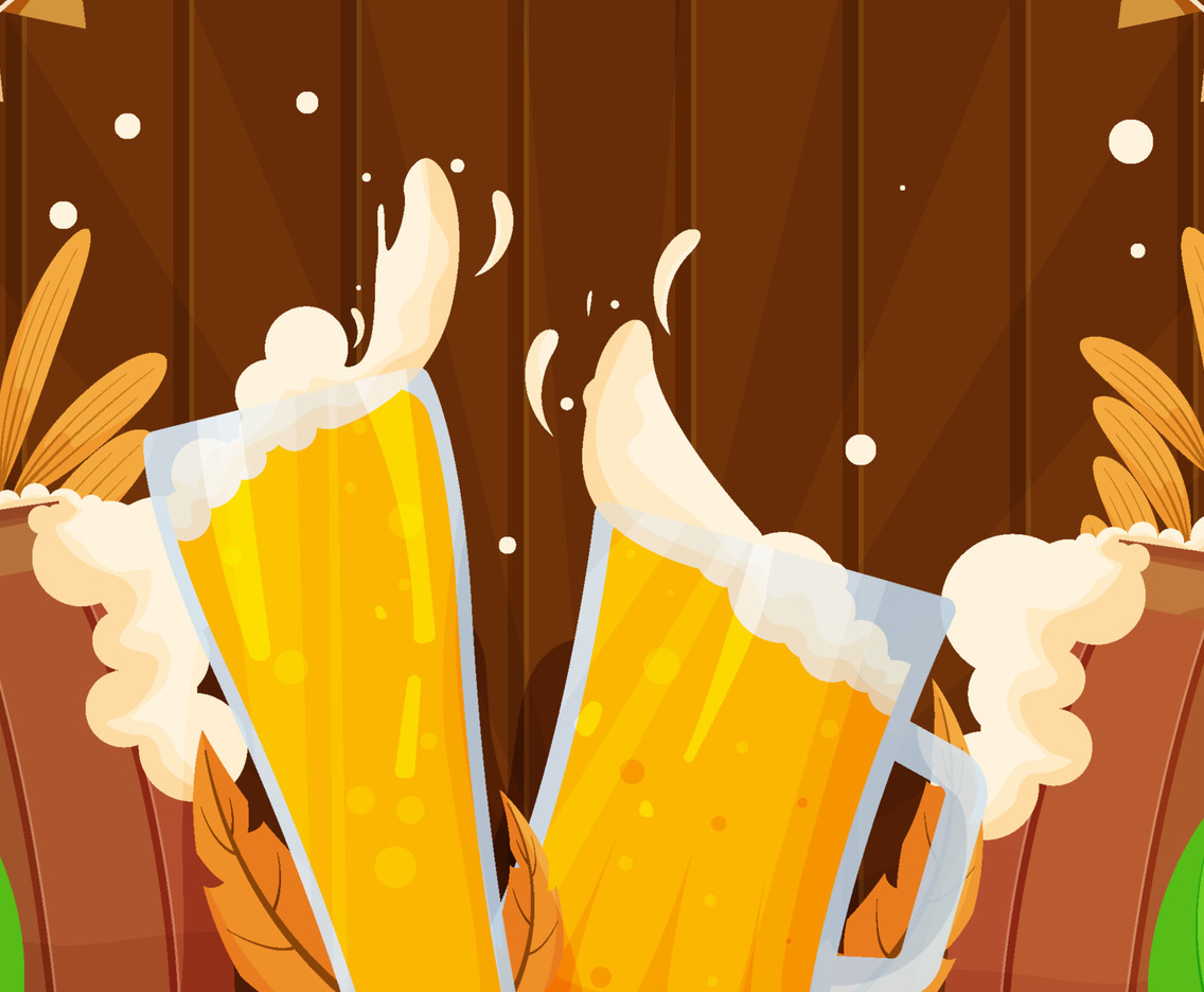 Beer Day Background Vector Art & Graphics | freevector.com
