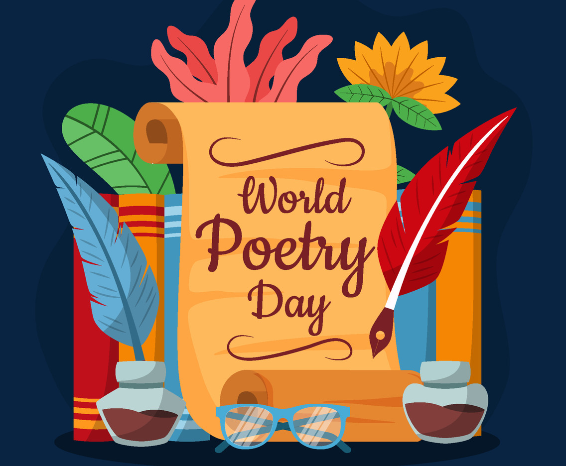 Poetry Day Concept Vector Art & Graphics | freevector.com
