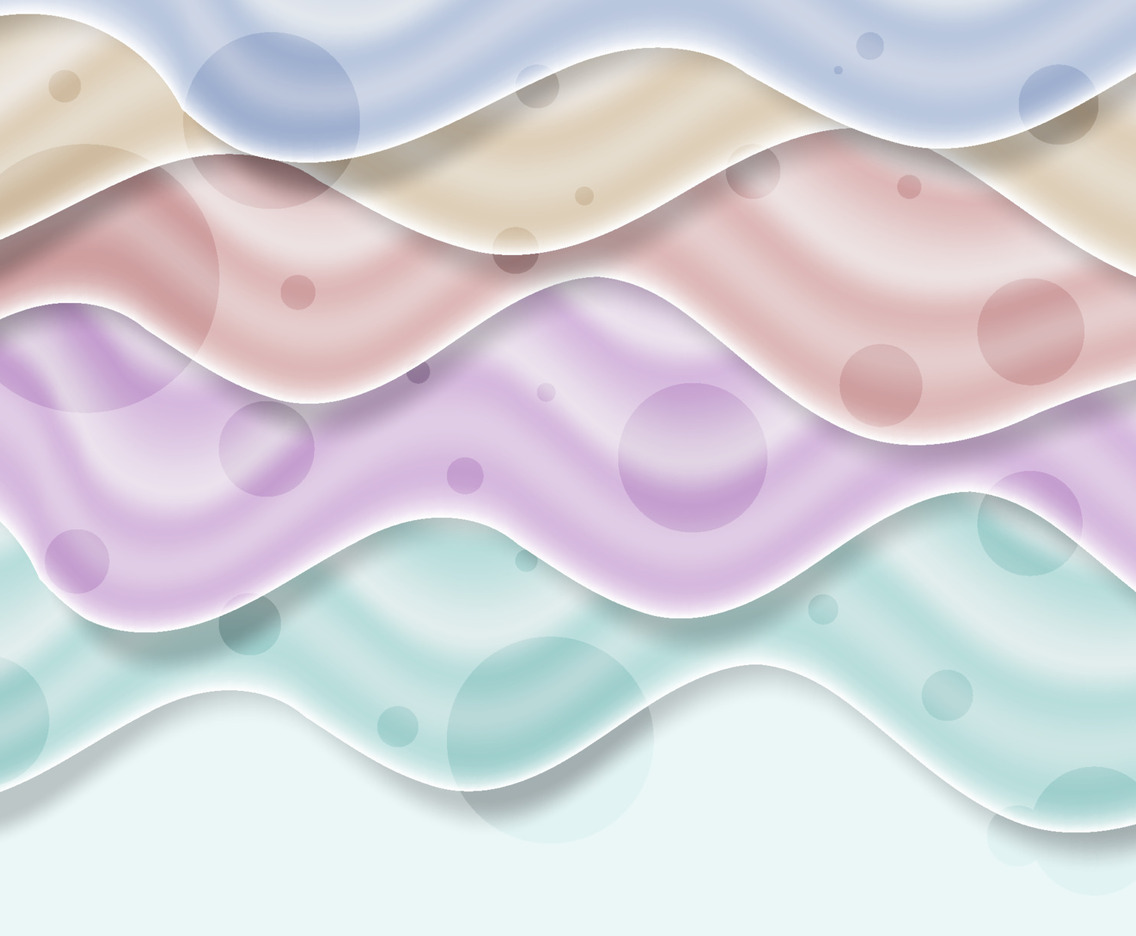 Abstract Colorful Wave Pastel Color Background Vector Art & Graphics ...