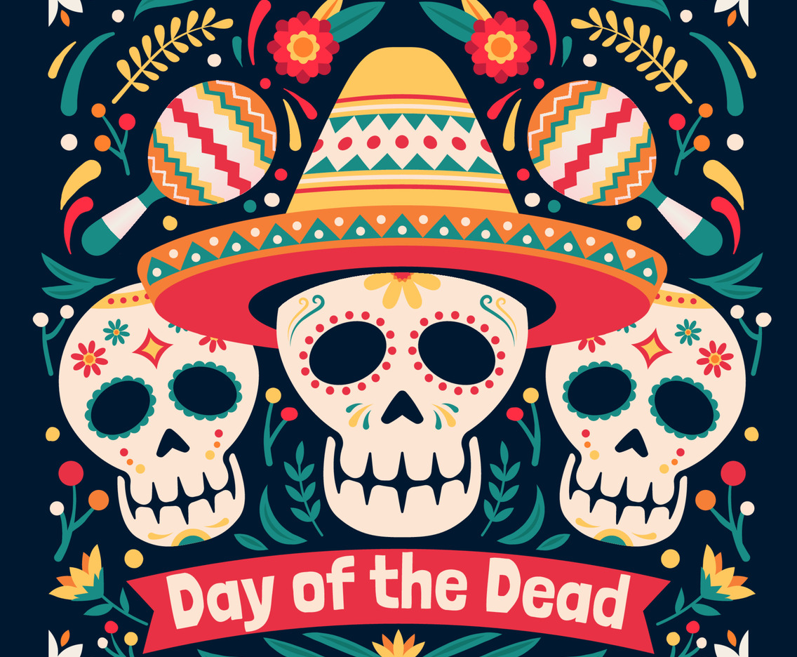 Calavera Sugar Skull Concept Vector Art & Graphics | freevector.com