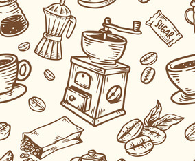 Serving Coffee Vector Vector Art & Graphics | freevector.com