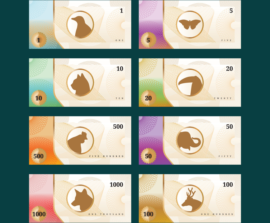 Fake Paper Money Elements For Games Vector Art & Graphics | freevector.com