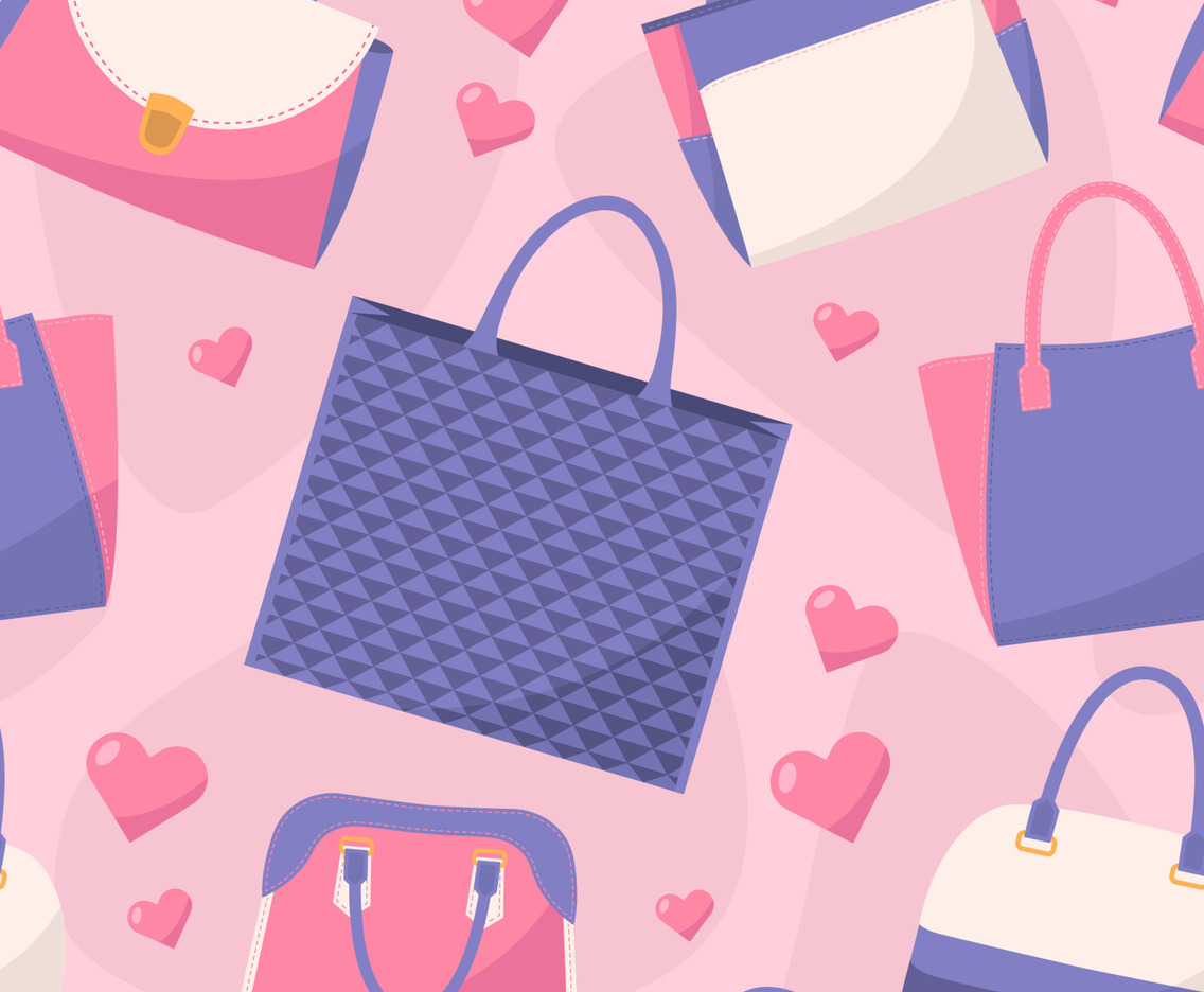 Bags Seamless Background Vector Art & Graphics | freevector.com