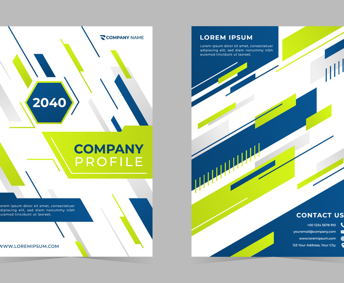 Company Profile Report Cover Template Vector Art Graphics Company Profile Report Cover Template Vector Art Graphics