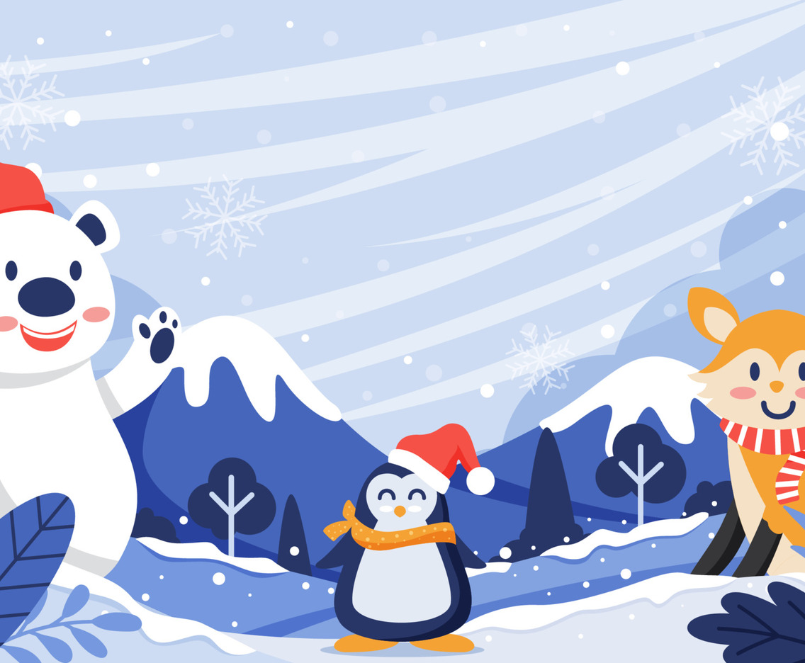 Winter Mountain Desktop Background
