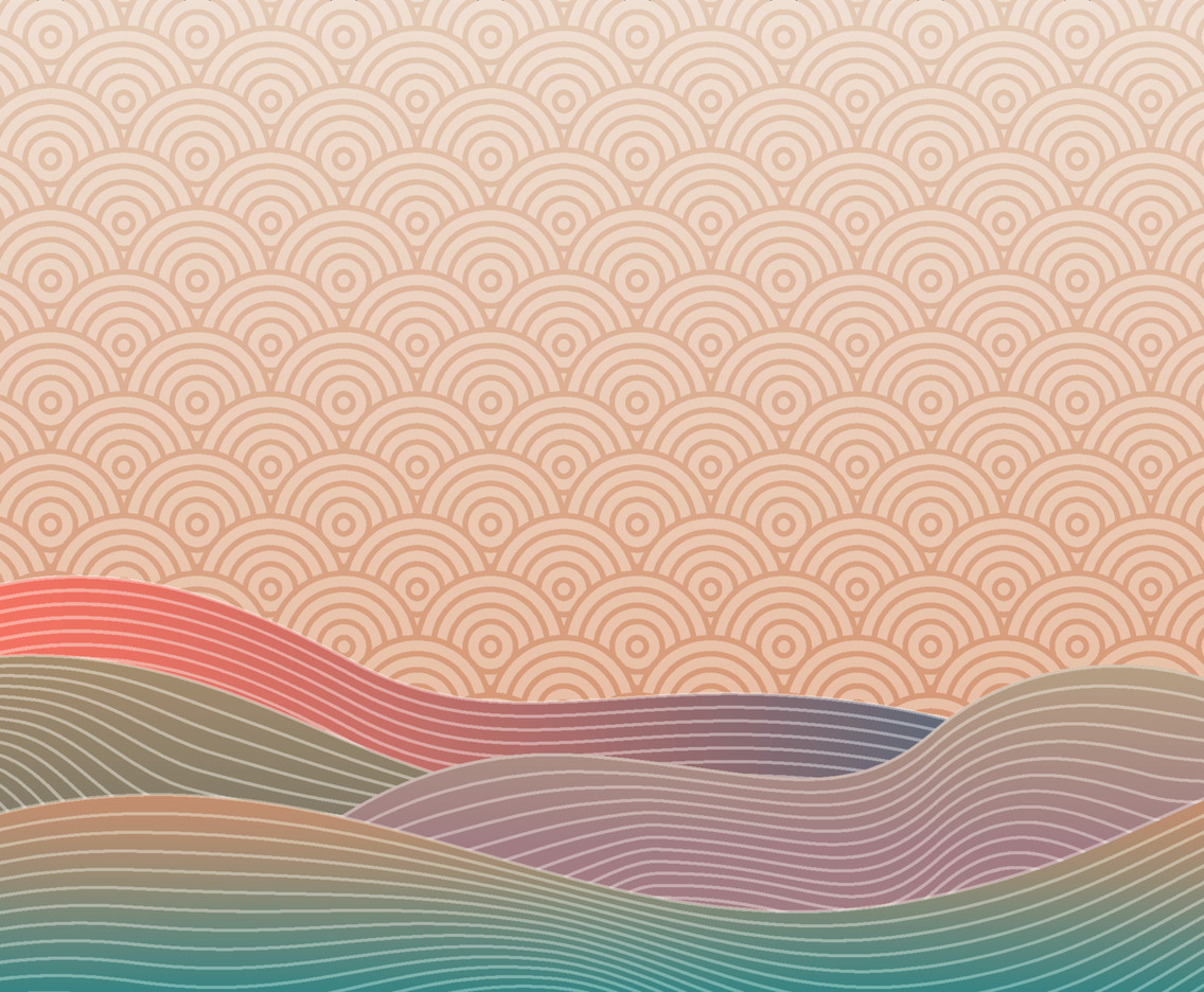 Japanese Lines And Waves Background Vector Art & Graphics | freevector.com