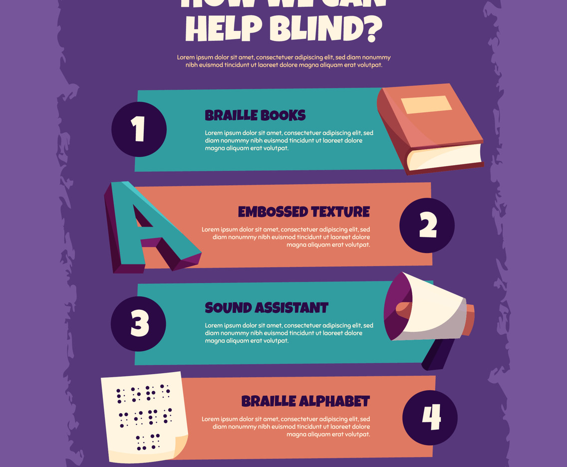 Braille Day Infographic Vector Art & Graphics | freevector.com