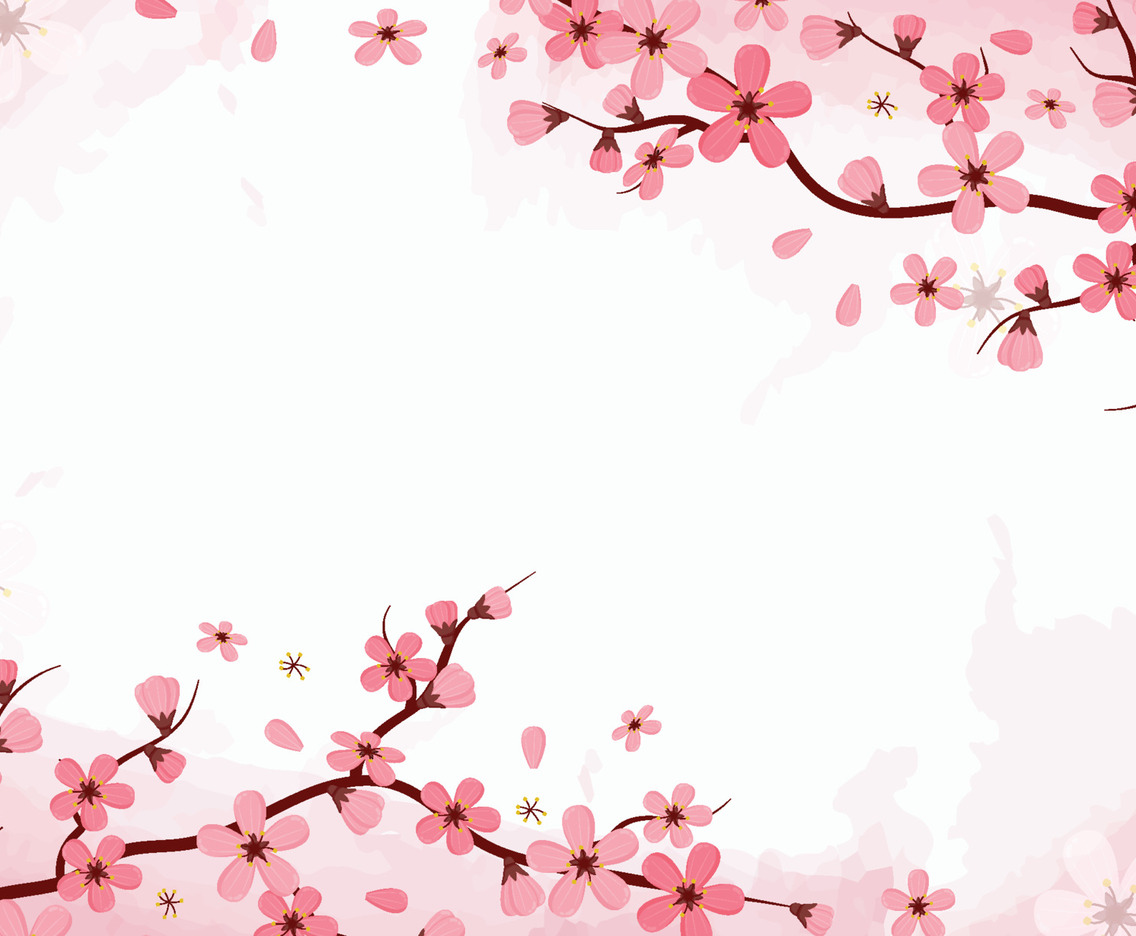 Peach Blossom Background Vector Art & Graphics | freevector.com