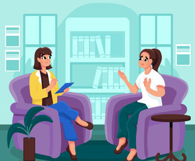 Group Counseling Session Activity Concept Vector Art & Graphics ...
