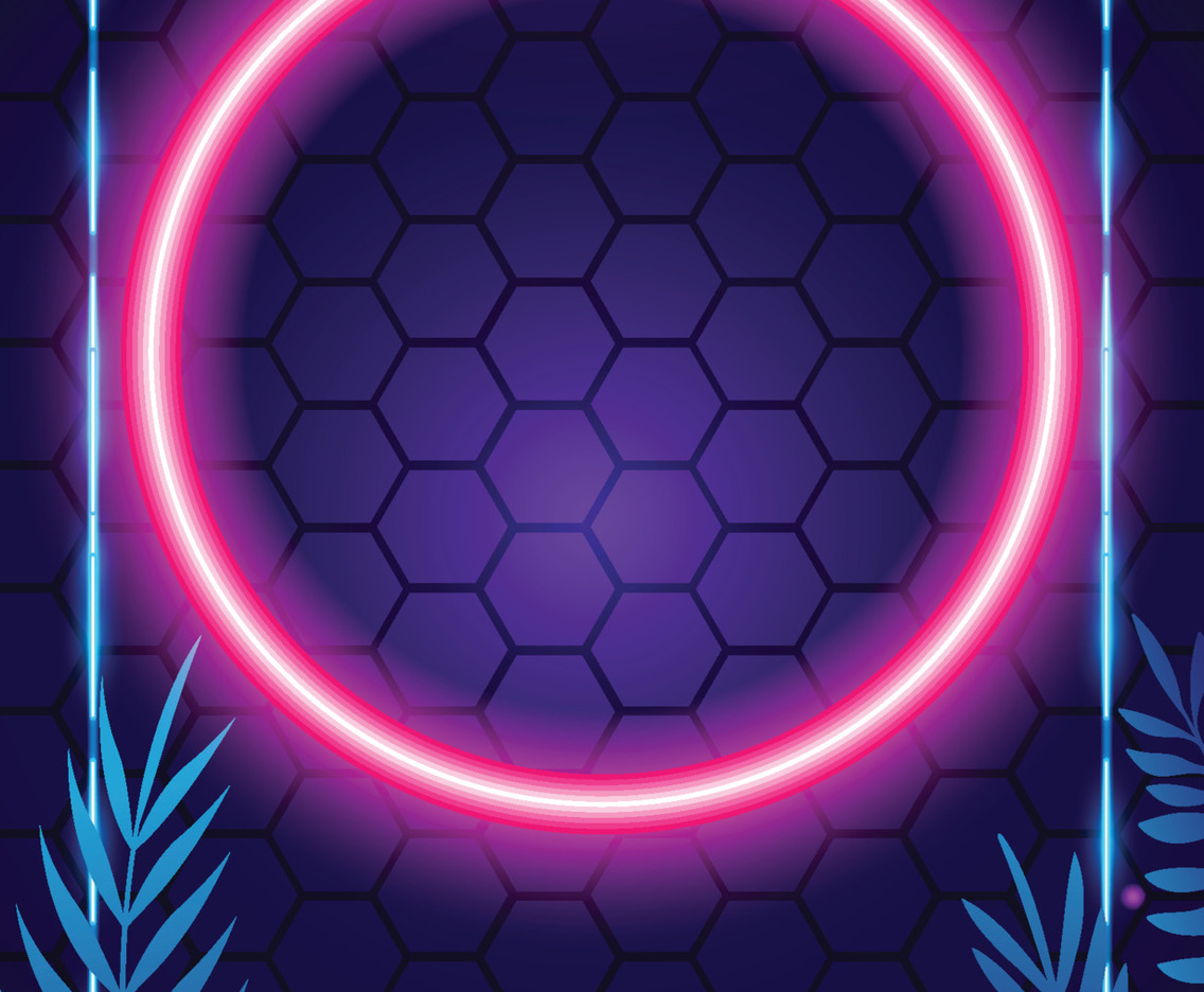 Neon Light Shades Background Vector Art & Graphics | freevector.com