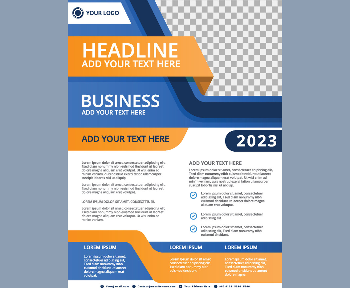Gradient Poster Business Vector Art & Graphics | freevector.com