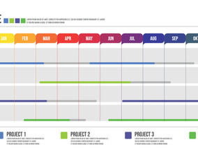 Monthly Timeline Table Vector Art & Graphics | freevector.com