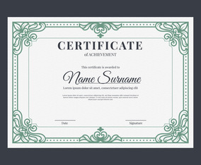 Certificate Frame Vector Art & Graphics | freevector.com