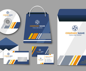 Formal Business Kit Template Vector Art & Graphics | freevector.com