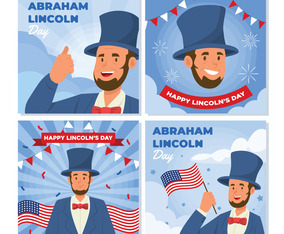 Abraham Lincoln's Birthday Vector Art & Graphics | freevector.com
