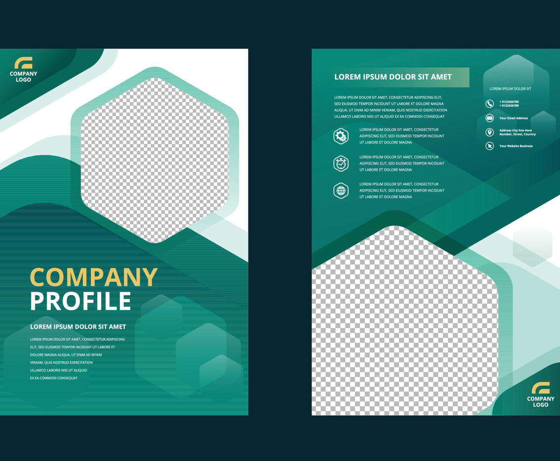 Generic Company Profile Template Vector Art & Graphics | freevector.com