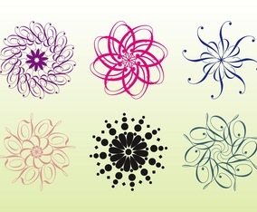 Silver Flowers Vector Art & Graphics | freevector.com