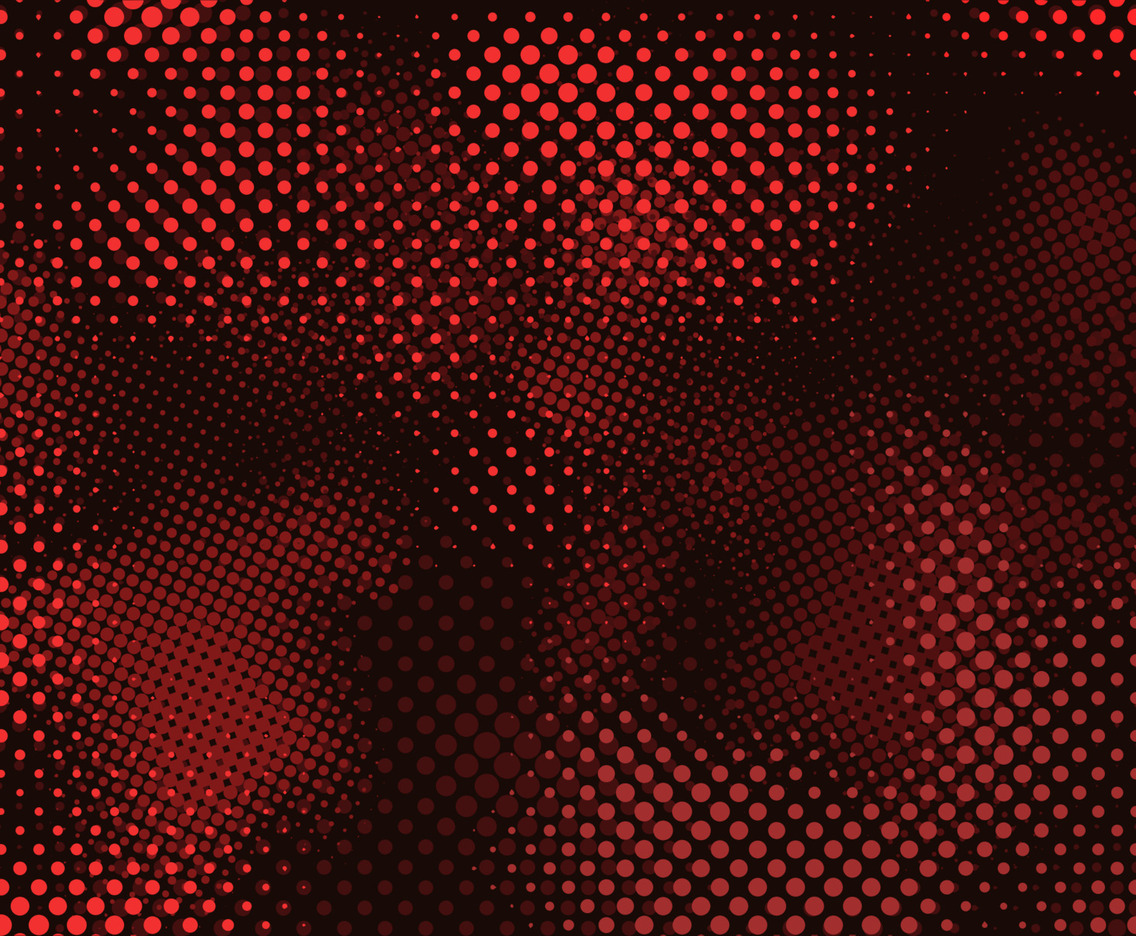 Halftone Background With Red And Black Color Concept Vector Art ...