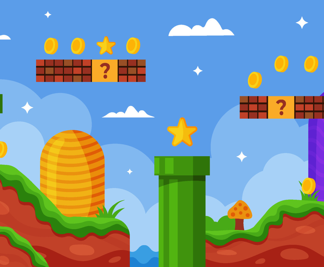 Game Stage Scenery Concept Vector Art & Graphics | freevector.com