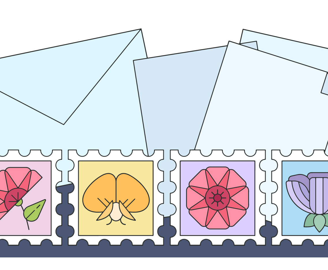 Stamp Collection Vector Vector Art & Graphics | freevector.com