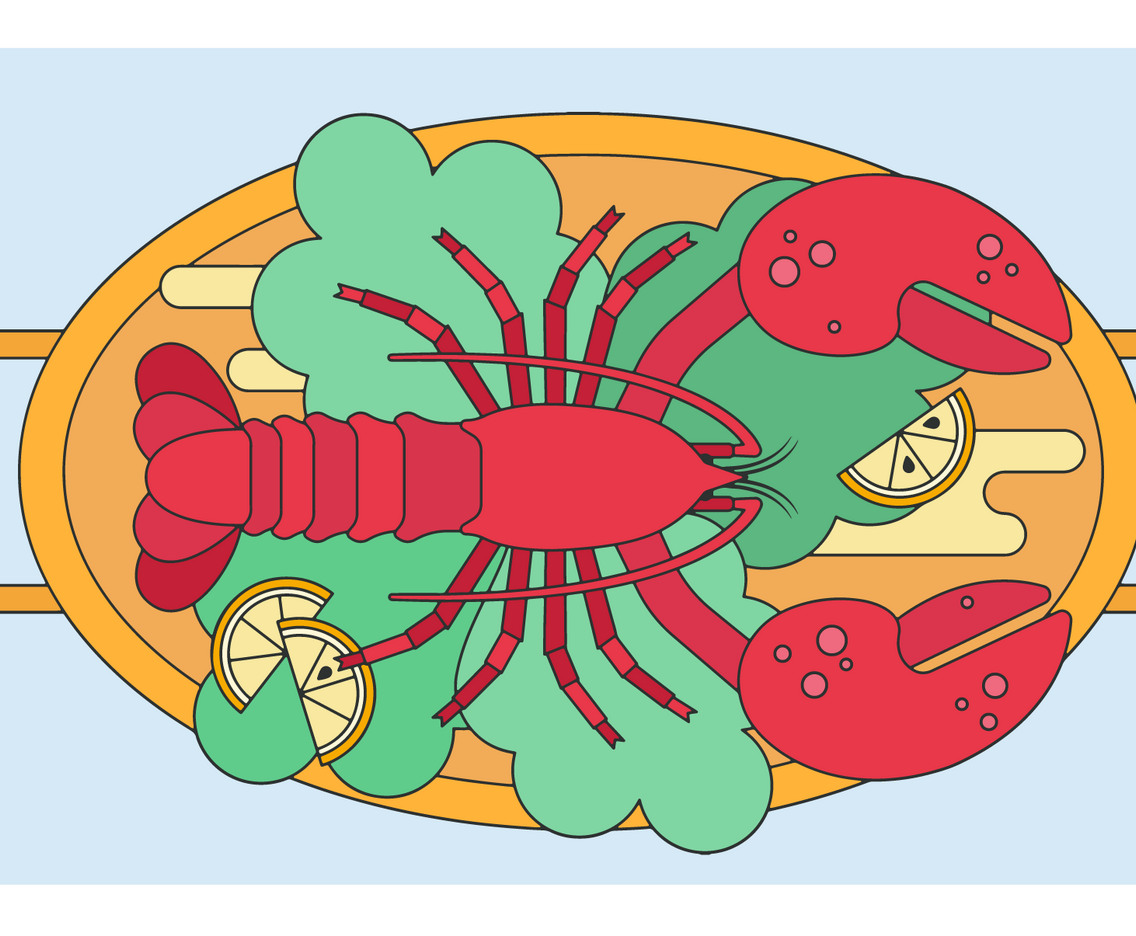 Lobster Vector Vector Art & Graphics | freevector.com