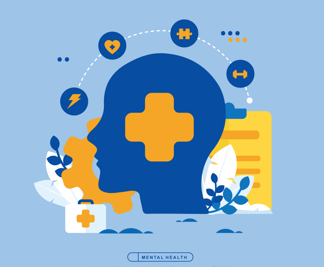 Mental Health Vector Vector Art & Graphics | freevector.com