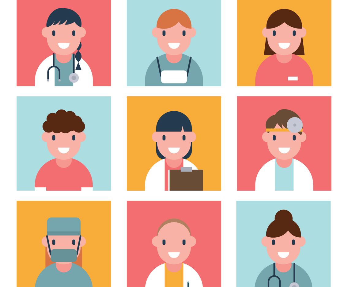 Healthcare Staff Vector Art & Graphics | freevector.com