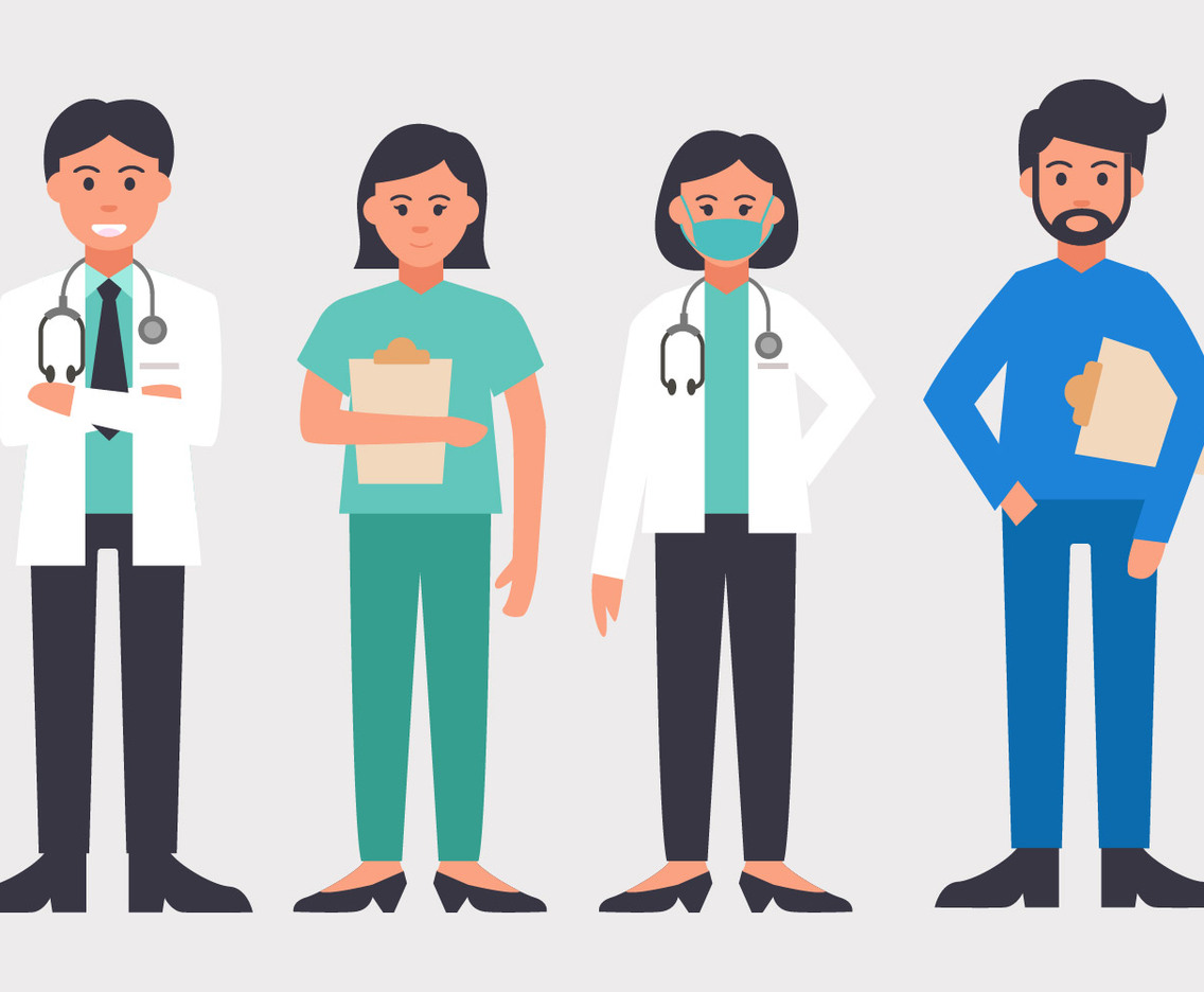 Healthcare Characters Vector Vector Art & Graphics | freevector.com