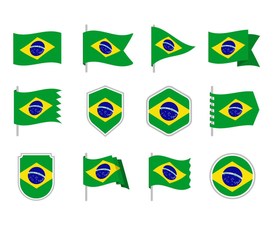 Brasil Flags Vector Art & Graphics | freevector.com