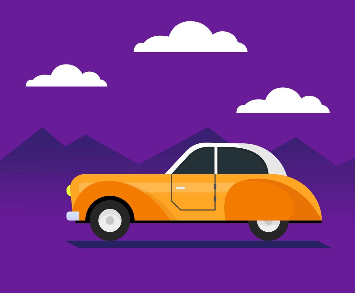 Retro Car Vector Vector Art & Graphics | freevector.com