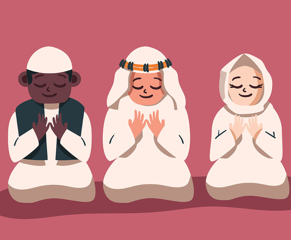 Muslim Children Vector Art & Graphics | freevector.com
