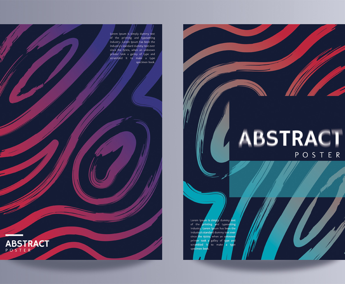 Abstract Poster Vector Dsign Vector Art & Graphics | freevector.com