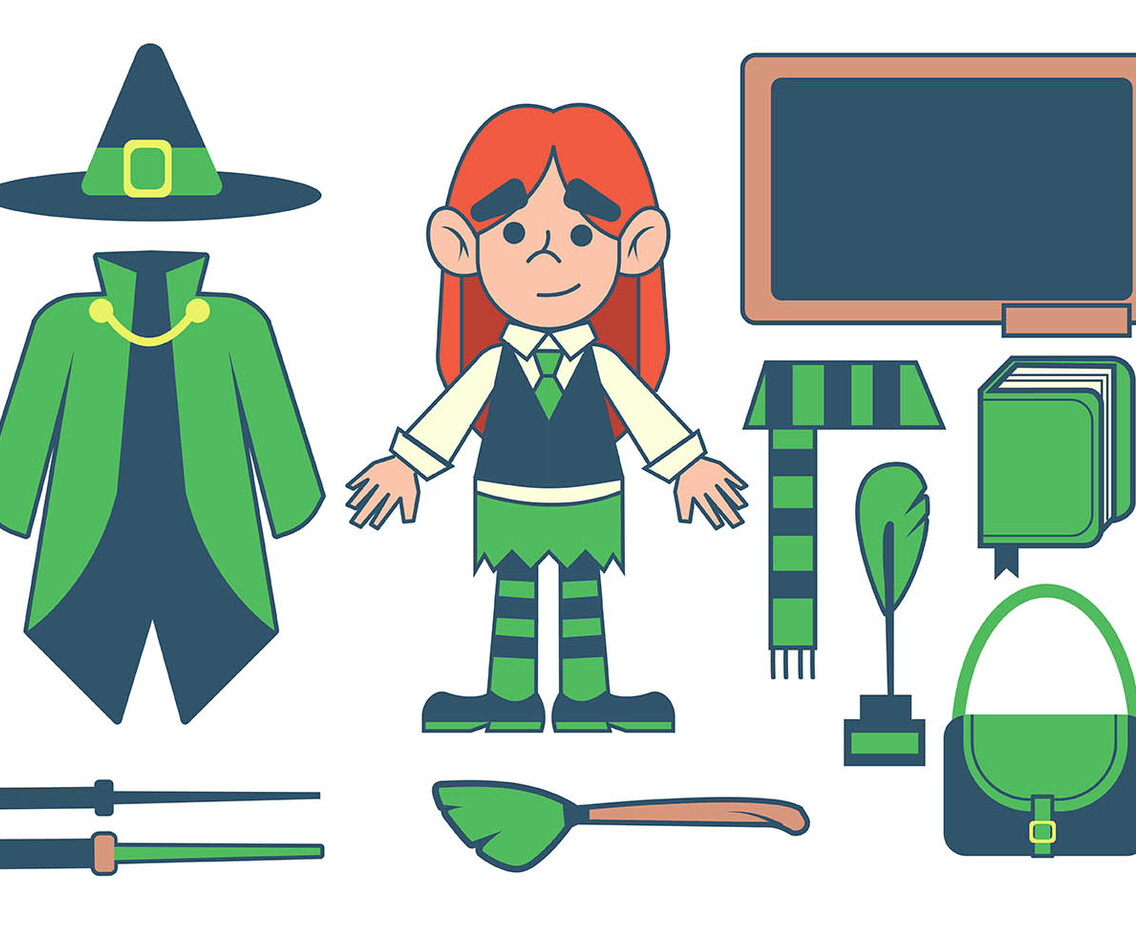 Wizard School Vector Art & Graphics | freevector.com