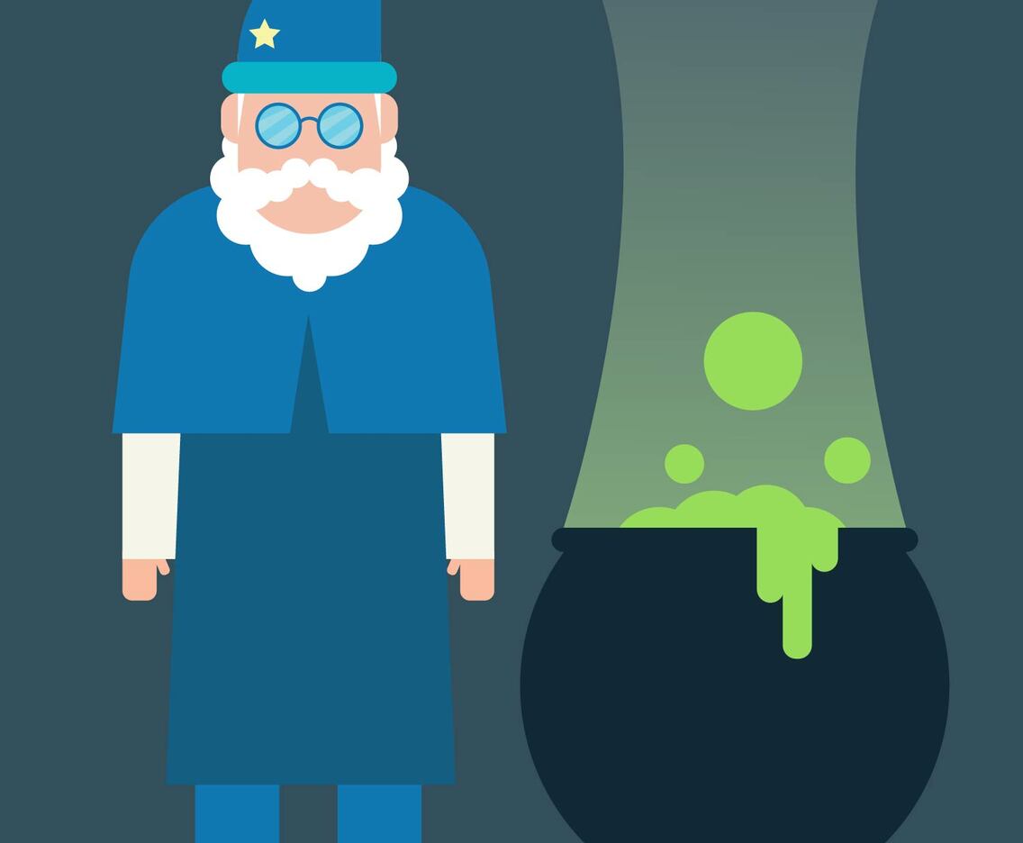 Wizard School Vector Vector Art & Graphics | freevector.com